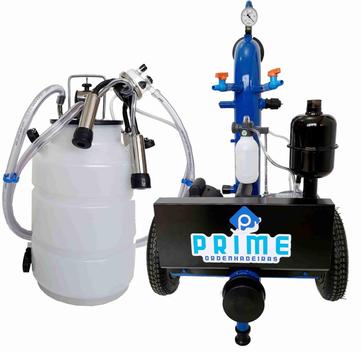 Ordenhadeira Mecânica Móvel Bomba de vacuo 450, Motor 2 Cv, 1 Conjunto De Ordenha - PRIME ...