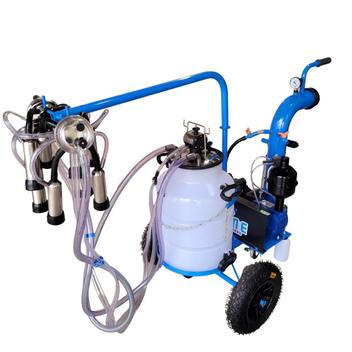 Ordenhadeira Mecânica Móvel completa com conjunto duplo acoplado - PRIME - Produtos para Bovinos ...