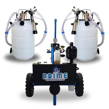 Ordenhadeira móve 2 cv, bomba de 450 litros, com 2 conjuntos de ordenha - Prime - Produtos para ...