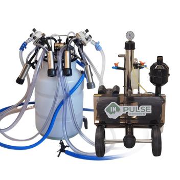 Ordenhadeira Móvel Inox Bv 300 litros, Motor 1 Cv, com 1 Conjunto Duplo - In Pulse - Produtos ...