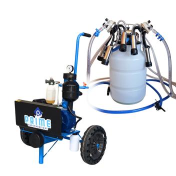 Ordenhadeira Móvel Mecânica Bv 450, 2 Cv e um Conjunto Duplo de ordenha - Prime - Produtos para ...