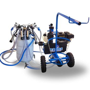 Ordenhadeira Móvel Motor A Gasolina, Conjunto Duplo Acoplado (para duas vacas) - PRIME ...