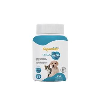 Orga Cálcio Pet Tabs - 30 Tabletes - Organnact - Vitaminas e ...