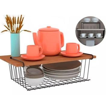 Organizador De Cozinha Cesto Suspenso Grande - Dicarlo - Cesta e Cesto ...