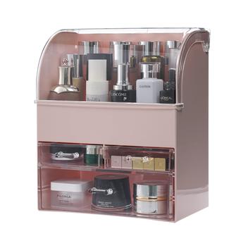 Organizador de Maquiagem MOOCHI Pink com Gavetas - 35x18x36cm ...