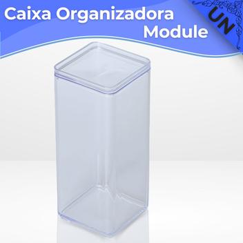 Organizador Pote/Caixa de Acrílico Module A3 Paramount Empilhável ...