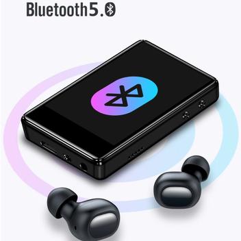 Original Metal Bluetooth 5.0 MP3 Player 2.4 polegadas Tela HiFi Music ...