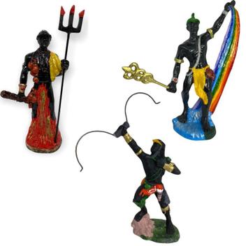 Orixás Umbanda Candomblé Resina Médio - Escolha Orixá - META ATACADO ...