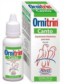 ORNITRIN CANTO GOTAS 20 ml - Alivet - Vitaminas e Suplementos para Pet ...
