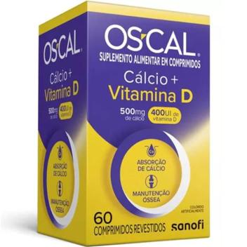 Os-cal d 500mg/400ui 60 compprimidos - SANOFI - Cálcio - Magazine Luiza