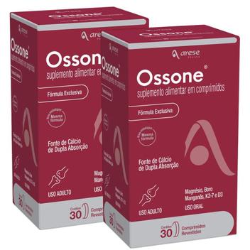 Ossone Kit Com 2 Caixas De 30 Comprimidos Cada - ARESE PHARMA ...