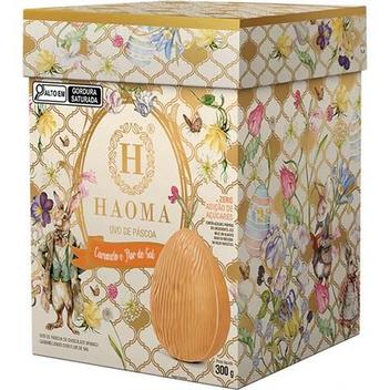 Ovo de Páscoa Haoma 300g Caramelo e Flor de Sal - Chá para Emagrecer ...