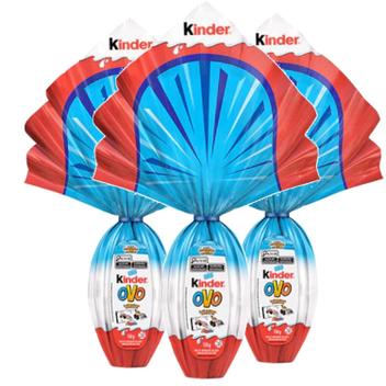 Ovo de Páscoa Kinder Max Diversão no Gelo 150g (3 ovos) - Ferrero - Ovo ...
