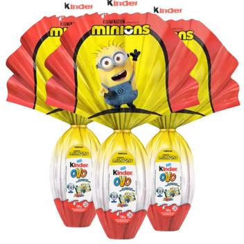 Ovo de Páscoa Kinder Max Minions 100g (3 ovos) - Ferrero - Ovo de ...