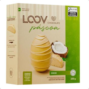 Ovo De Páscoa Loov Puro Cacau Amonico 250G Chocolife Coco - Ovo de Páscoa - Magazine Luiza