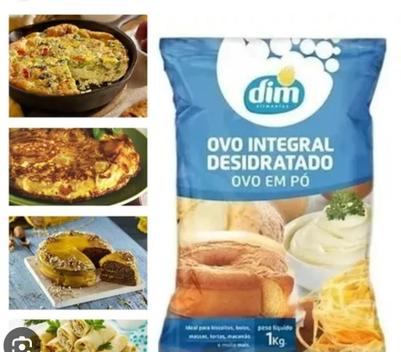 Ovo Em Pó Desidratado 250gr - Suplemento Proteico - Dim Alimentos ...