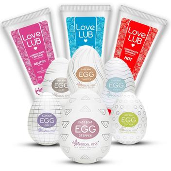 Ovo massageador egg + lubrificante love lub la pimienta - LA PIMENTA - Lubrificante Íntimo ...