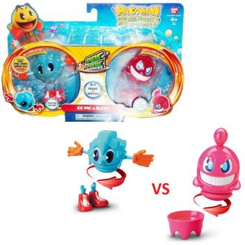 Pac Man Kit - Pac Panic Spinners -Ice Pac E Blinky - Bandai - Bonecos ...