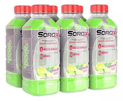 Pack com 6 - Sorox Limão 550mL - Isotônico e Hidrotônico - Magazine Luiza
