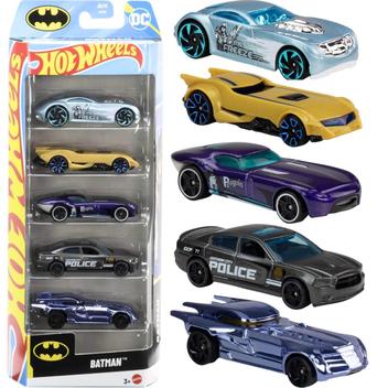 Pack Hot Wheels Five 5 Batman Batmovel Batmobile 2025 Jbj76 - Mattel ...
