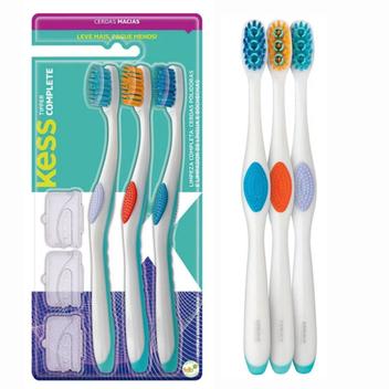Pack kess complete tipper c/3esc macia 2083 - Escova de Dentes ...
