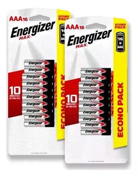Pack Pilha Energizer Alcalina Max Aaa16 - 32 Pilhas - Pilhas - Magazine ...