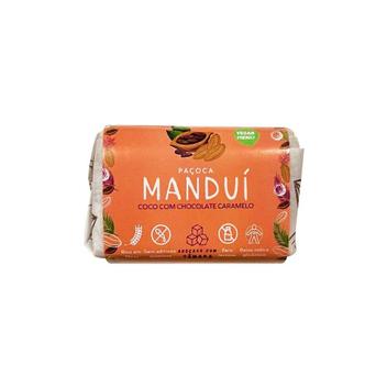 Paçoca Manduí Coco com Chocolate Caramelo - 36g - Mandui - Chocolate ...