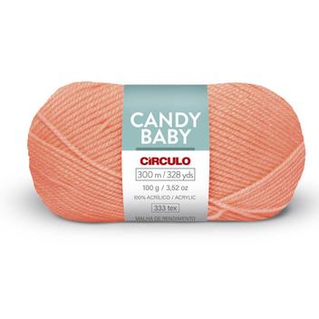 Pacote 5 Lã Candy Baby 100g Circulo - TEX 333 300 metros 100% acrilico ...