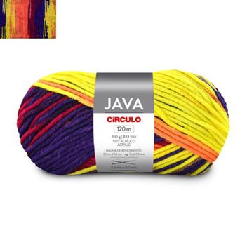 Pacote 5 Lã Circulo Java 100g Tex 833 120 metros (efeito aquarelado) - Lãs - Magazine Luiza