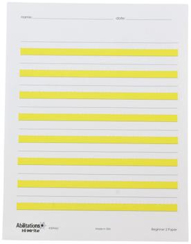 Pacote com 100 unidades do Paper Abilitations Hi-Write para iniciantes ...