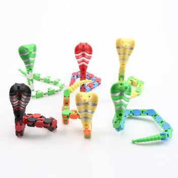Pacote com 6 Fidget Toy SUKIPIN Wacky Tracks Snap Click Snake - Pop It ...