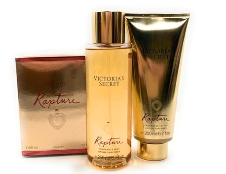 Pacote de 3 peças de Eau de Parfum Perfume Victoria's Secret Rapture ...