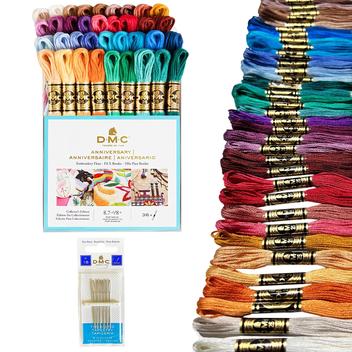 Pacote de 36 cores da coleção Embroidery Floss DMC Anniversary ...