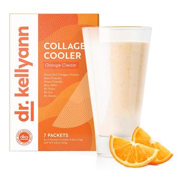 Pacotes de batidos Keto, creme de laranja Dr. Kellyann, 7 porções ...