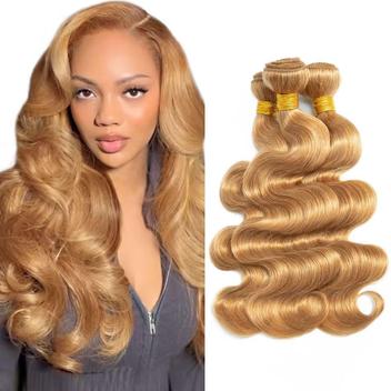 Pacotes de cabelo Raivide Honey Blonde Body Wave 27 300g - Kit de ...