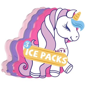 Pacotes de gelo HiYz Kids de longa duração para lancheiras, pacote com ...