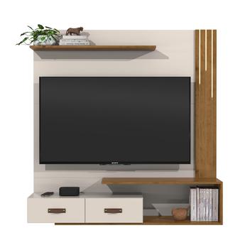 Painel Com Led Para TV até 50 Polegada e Rack Suspenso - E-NOVA MÓVEIS ...