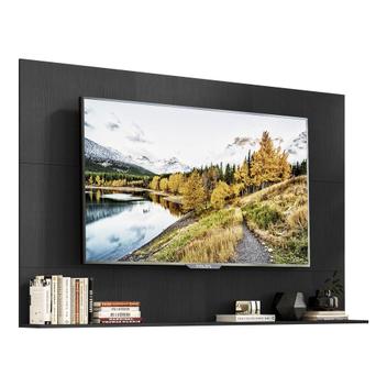 Painel com Suporte TV 65" e Prateleira Amsterdã Up Multimóveis Preto ...