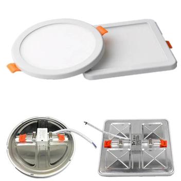 Painel De Luz LED Ajustável 6W 8W 15W 20W Lâmpada Embutida De Teto ...