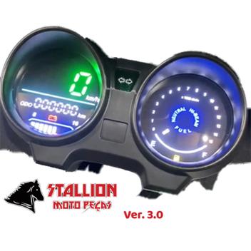 Painel Digital Titan 150 2004 2005 2006 2007 2008 Nova Versão 2025 - STALLION - Painel Dianteiro ...