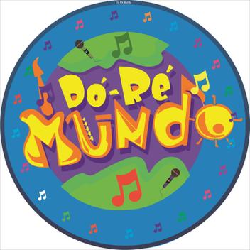 Painel Festa Decoração Redondo Sublimado Dó Ré Mundo 1,50X1,50-IMPAKTO ...
