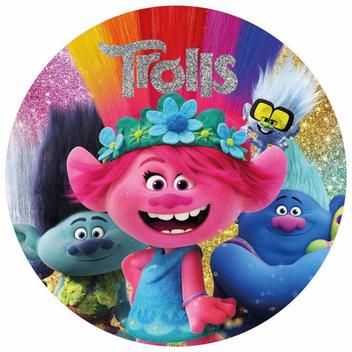 Painel Festa Redondo 3d Trolls estampa Digital 1,50M - Fantasia Bras ...