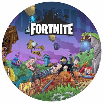 Painel Festa Redondo Fortnite Mod.1 - 3d 1,50 Dia. - Fantasia Brás ...