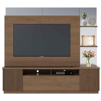 Painel Home Ripado Niquelândia Espelhos 70" Polegadas - Colibri - Painel para TV - Magazine Luiza