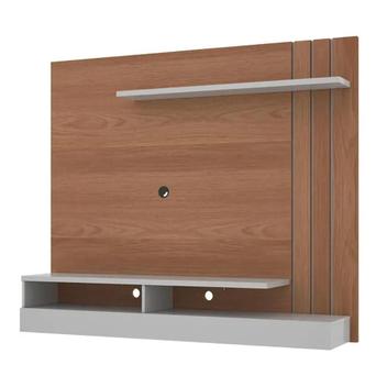 Painel Home Suspenso Madrid para TV 50" Castanho/Off White - MiraRack ...