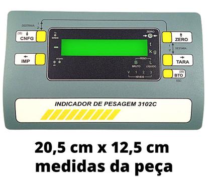 Painel Indicador De Pesagem Alfa 3102 C Grande - Cód 254 - Termômetro ...