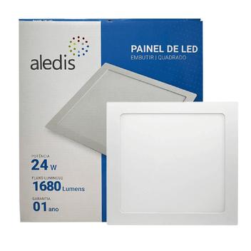 Painel Led 4000k Embutir Quadrado 30x30 24w - INTRAL - Painel de LED ...