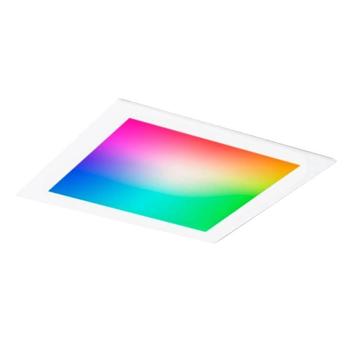 Painel Led Inteligente RGB Embutir Quadrado 30x30 Ekaza 24W - Painel de ...
