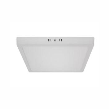 Painel LED Sobrepor Quadrado luz branca 18W 6000k economia de energia ...