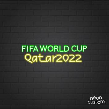 painel letreiro led FIFA decoracao festa bar - Neon Custom - Painel de ...